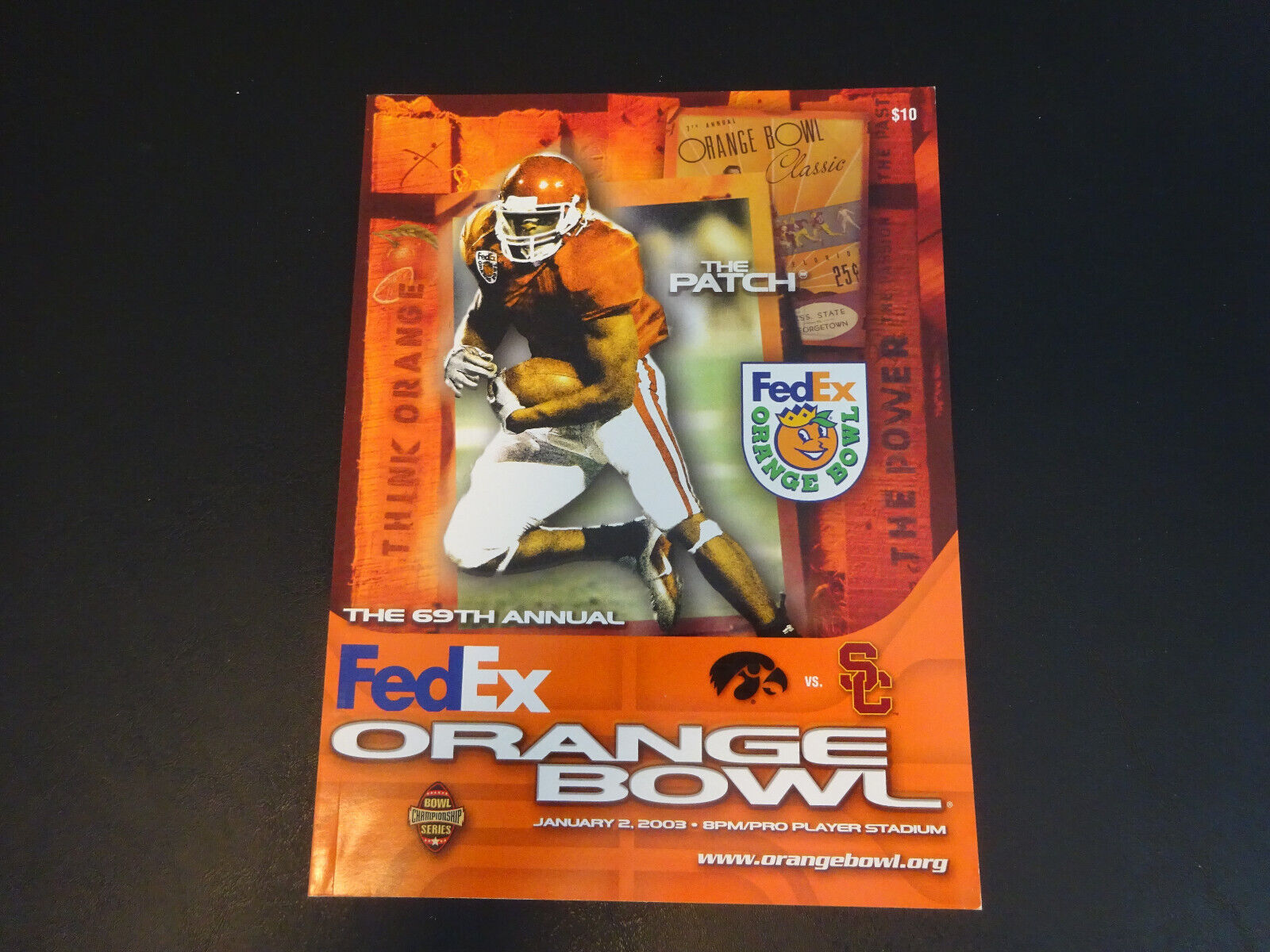 2003 Orange Bowl Game Program USC Trojans Iowa Hawkeyes (Carson Palmer ...