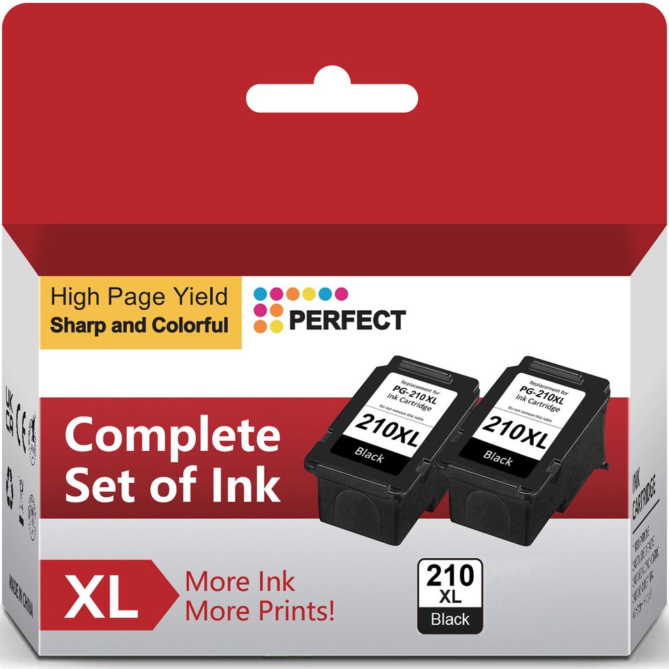 PG-210XL CL-211XL Ink compatible for Canon PIXMA MX360 410 420 MP280 ...