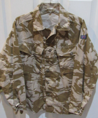 British Army Military combat BDU style shirt Tropical Desert camo 180/ ...