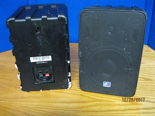 Samson M40 Outdoor or Bookshelf Speakers in Black Pair | eBay
