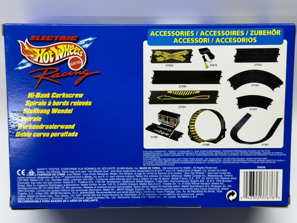 TYCO/Mattel - Hi-Banked Corkscrew Track Set #37676 Go Slot Car - MIB | eBay