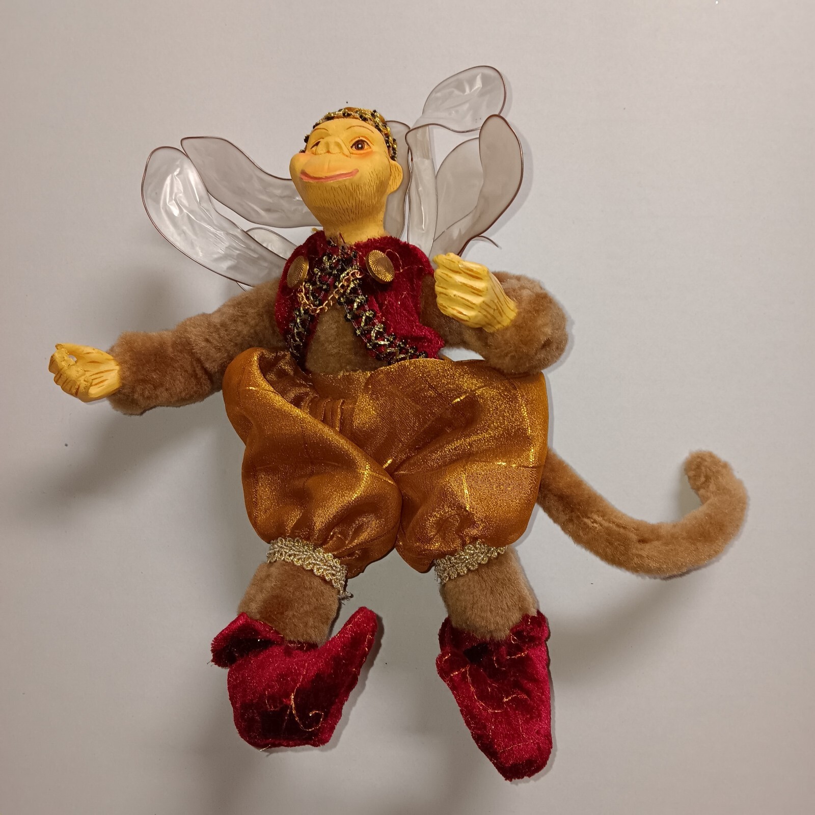 mark roberts collection Jester Monkey With Wings, 9 1/2 " Tall. Movable ...