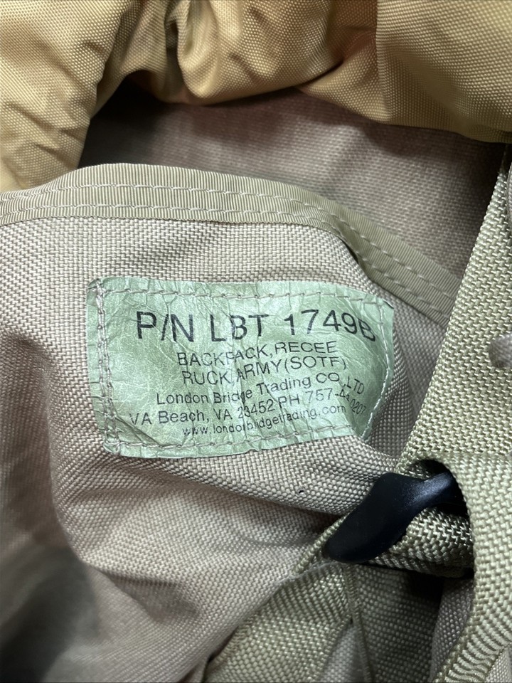 London Bridge Trading LBT-1749B RECEE Ruck W/ Mystery Ranch Nice Frame ...