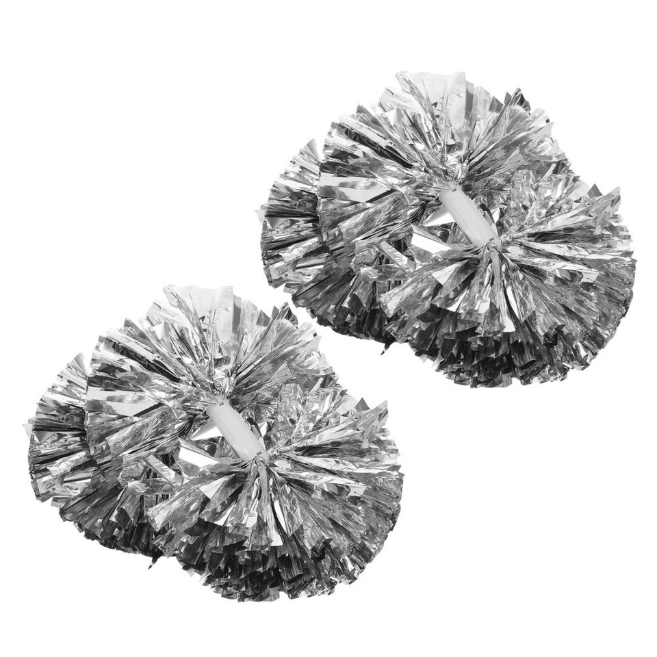 4 Pcs Cheerleading Pom-poms Bouquet Cheerleader Pompoms with Handle ...