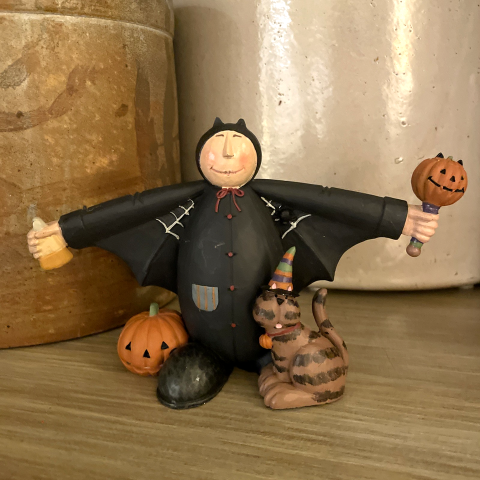 Williraye Studio Batty Boy Figurine 2013 Trick or Treater Bat Costume ...