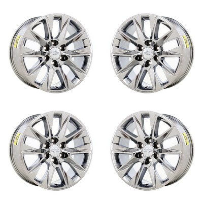 20" CHEVROLET SILVERADO 1500 PVD BRIGHT CHROME WHEELS-C RIMS FACTORY ...