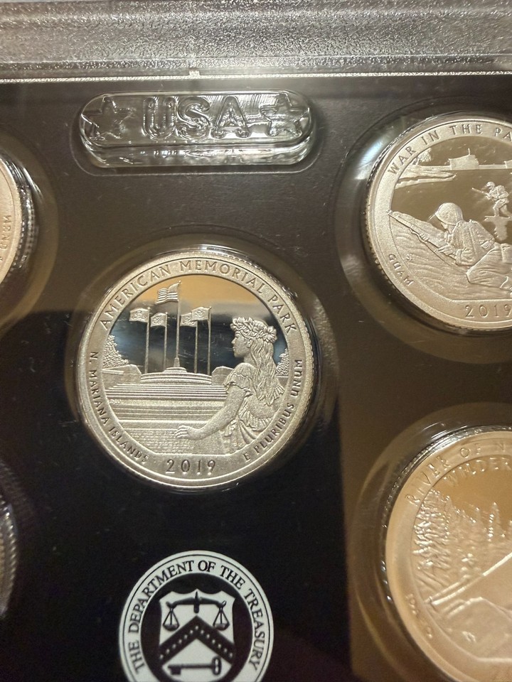 2019-S America the Beautiful Silver Proof Quarter Set | .999 Fine ...