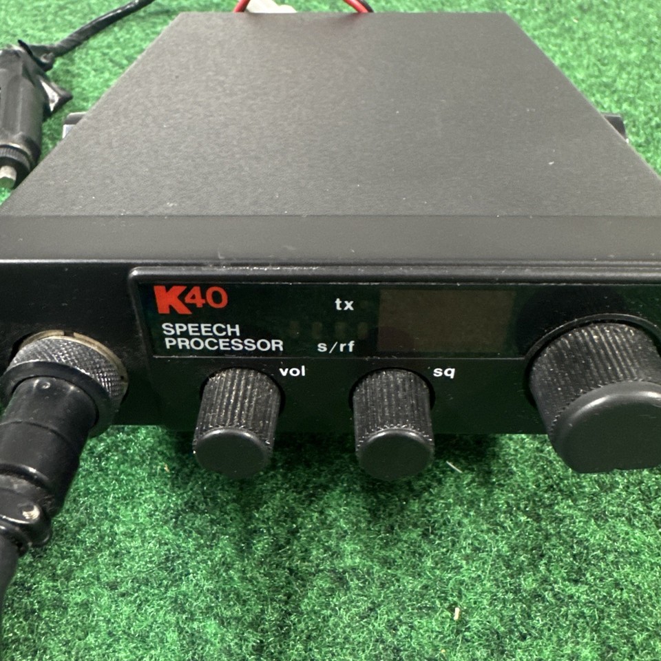 K40 Speech Processor 40 channel CB Radio And Microphone K40-7 Works | eBay