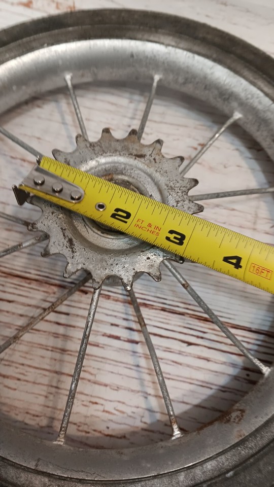 Vintage 12 Inch Hard Rubber and Metal Spoke Wheel | eBay