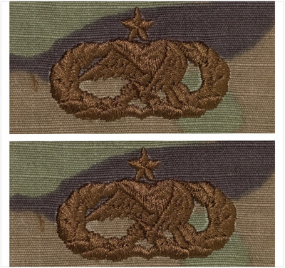 GENUINE U.S. AIR FORCE EMBROIDERED BADGE: MAINTENANCE: SENIOR ...