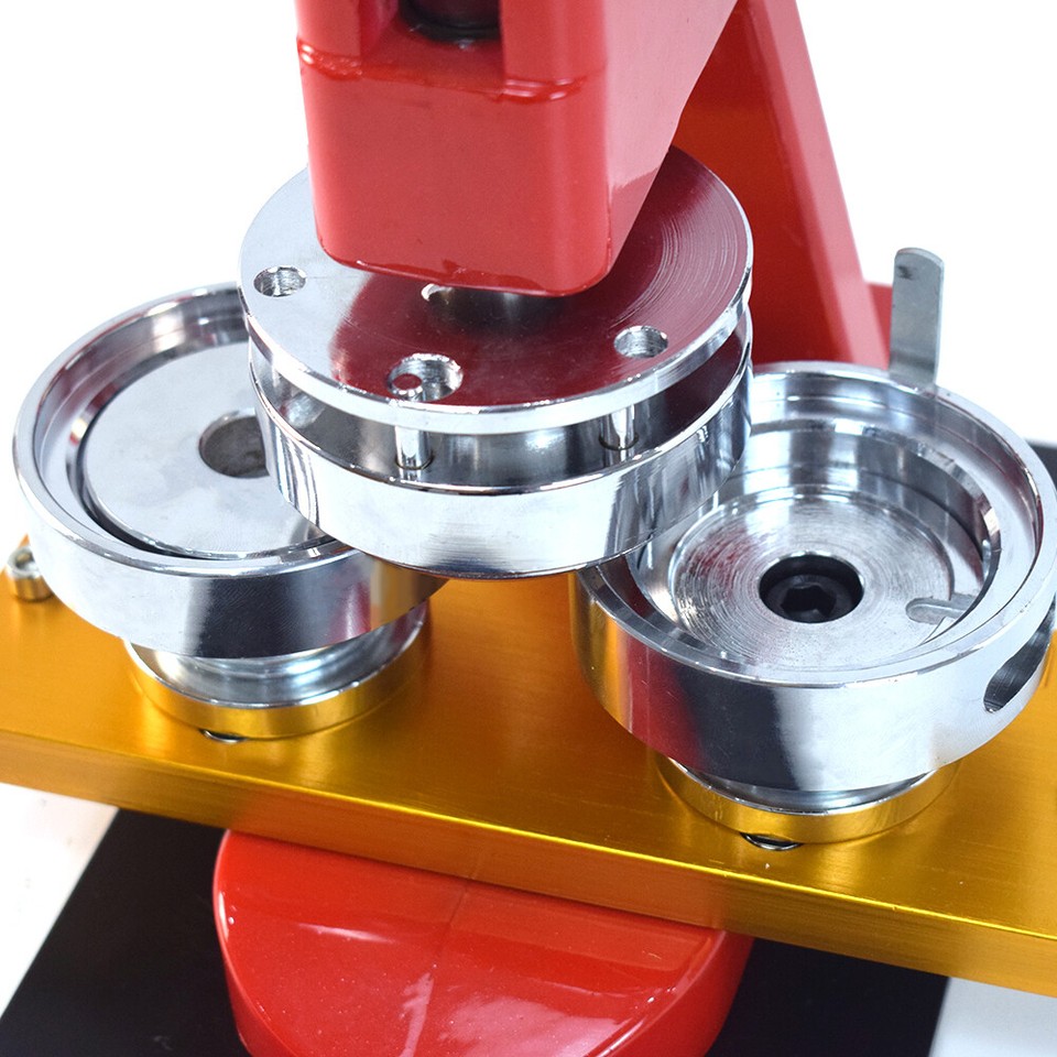 58mm Badge Button Maker Hand Punch Press Aluminum Slide Manual Making ...