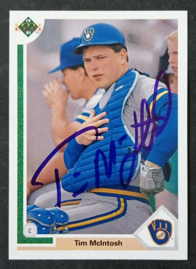1991 Upper Deck SIGNED: Tim McIntosh, BREWERS #547 | eBay