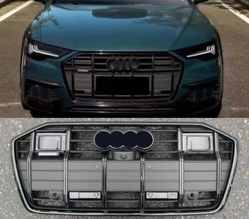 For Audi A6 S6 C8 2019-2023 Allroad Style Black Front Bumper Grille ...