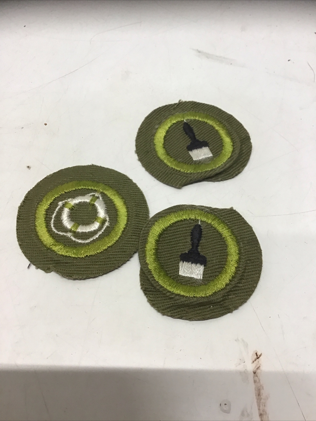 3 Boy Scouts 1947-60 Merit Badges (2) Painting (1) Lifesaving | eBay