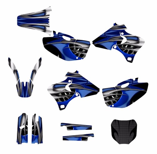 YZ250F YZ400F YZ426F Graphics decal sticker kit 1998 - 2002 #4444-Blue ...