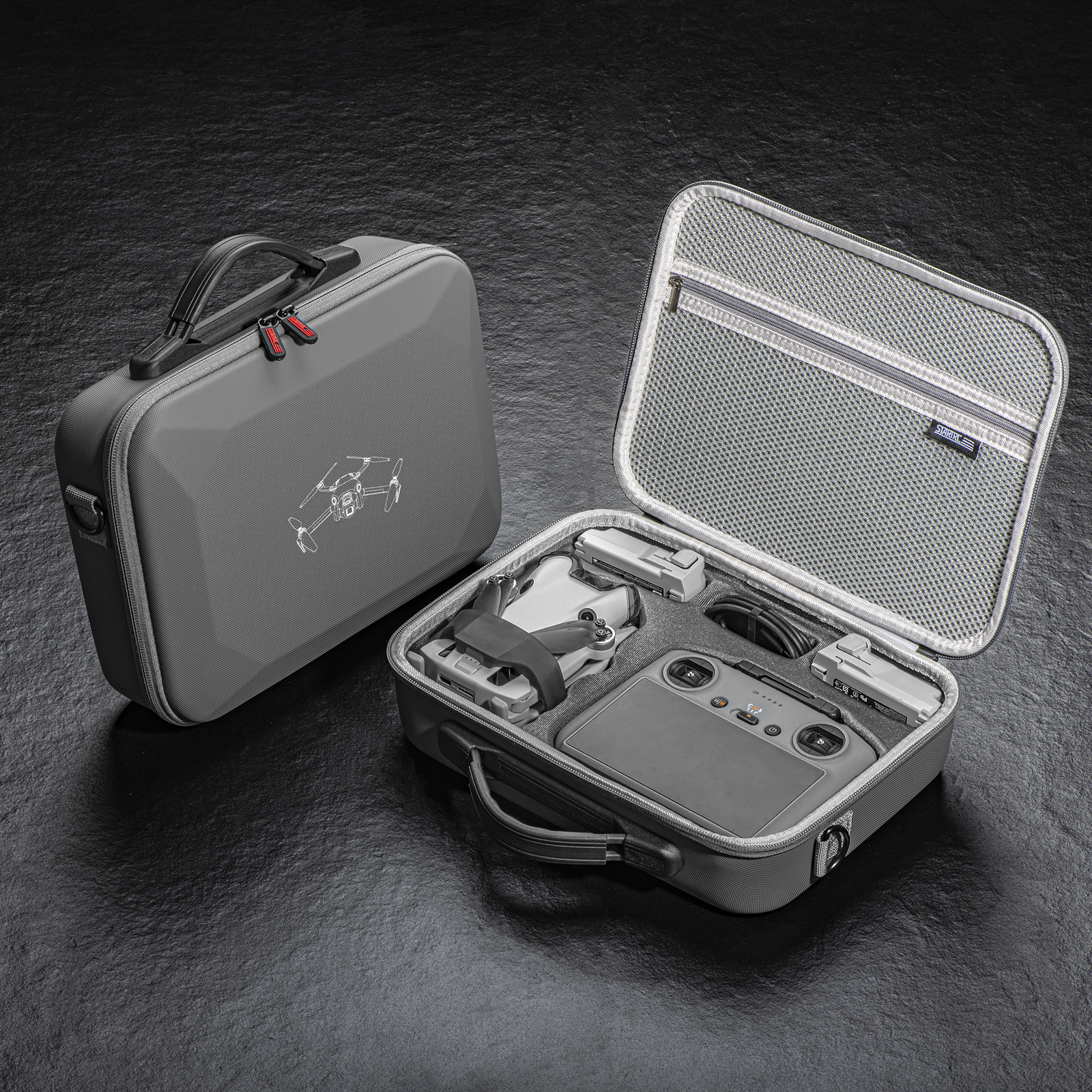 Carrying Hard Case for DJI Mini 4 Pro Suitcase DJI RC2 Waterproof | eBay UK