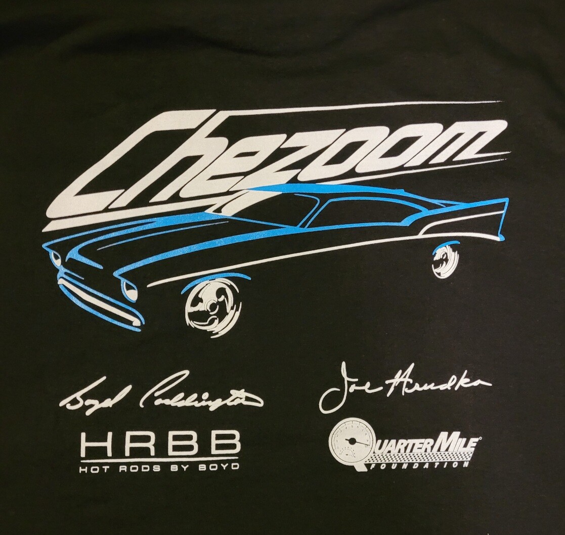 CheZoom Tee-Iconic 57 Chevy built by Boyd for Mr. Gasket's Joe Hrudka ...