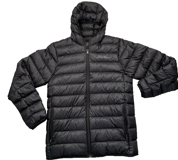 Eddie Bauer Cirruslite Down Jacket 650 Fill Repel Water Resistant(Black ...