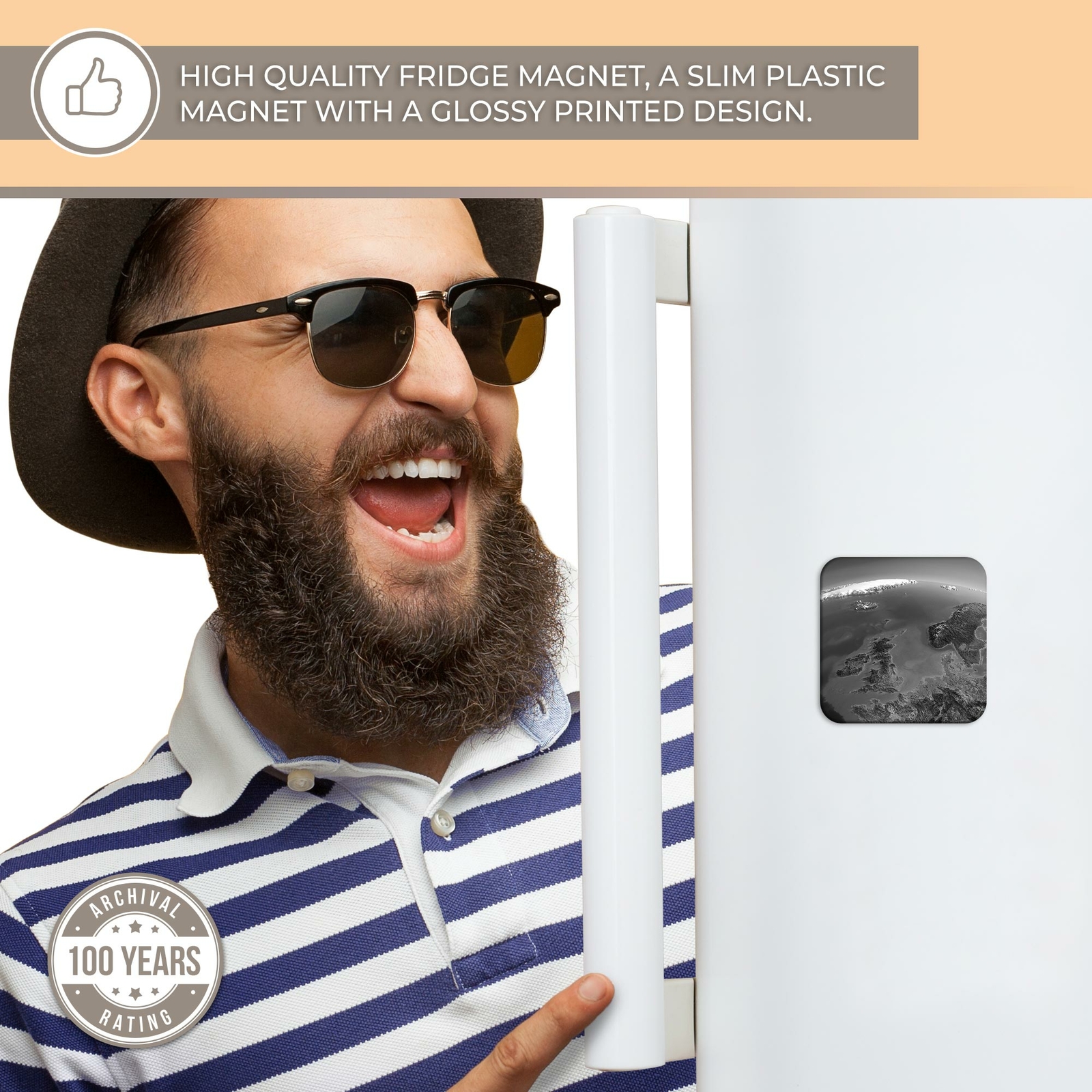 Awesome Fridge Magnet bw - United Kingdom Britain UK Map Europe #43693 ...