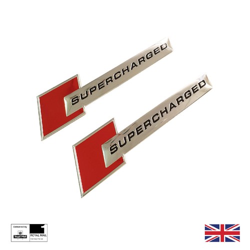 Supercharged Wing Badges For Audi A4 A5 S4 S5 R8 Q7 SQ5 Red | eBay UK