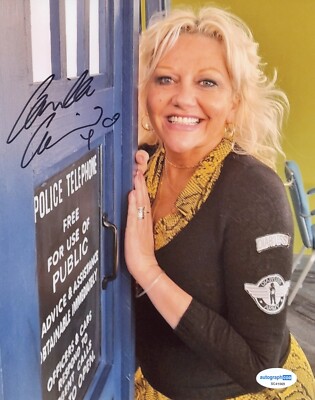 Camille Coduri “Dr Who” AUTOGRAPH ‘Jackie Tyler’ Signed 10x8 ACOA | eBay UK