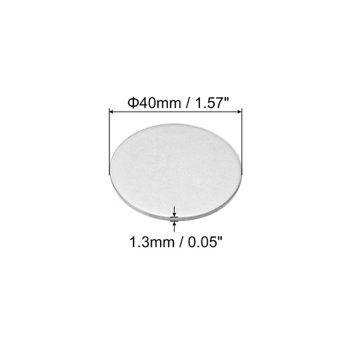40mm Steel Disc, 10Pcs Round Metal Stamping Blanks Tags Circle ...