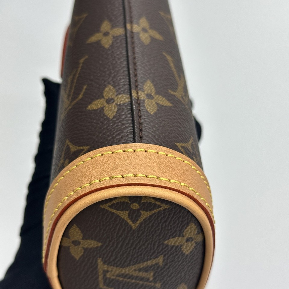 Louis Vuitton Fold Me Mini Monogram Canvas Shoulder Bag with Adjustable ...