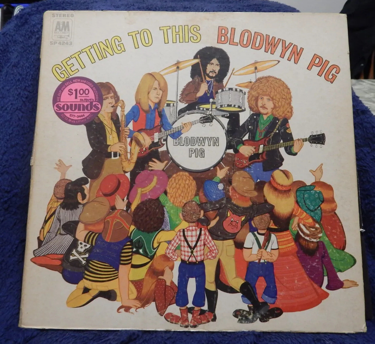 Blodwyn Pig Getting to This vintage vinyl record album LP gatefold ...