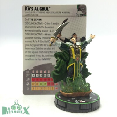 Heroclix DC Notorious set Ra's Al Ghul #037b Prime figure w/card! | eBay
