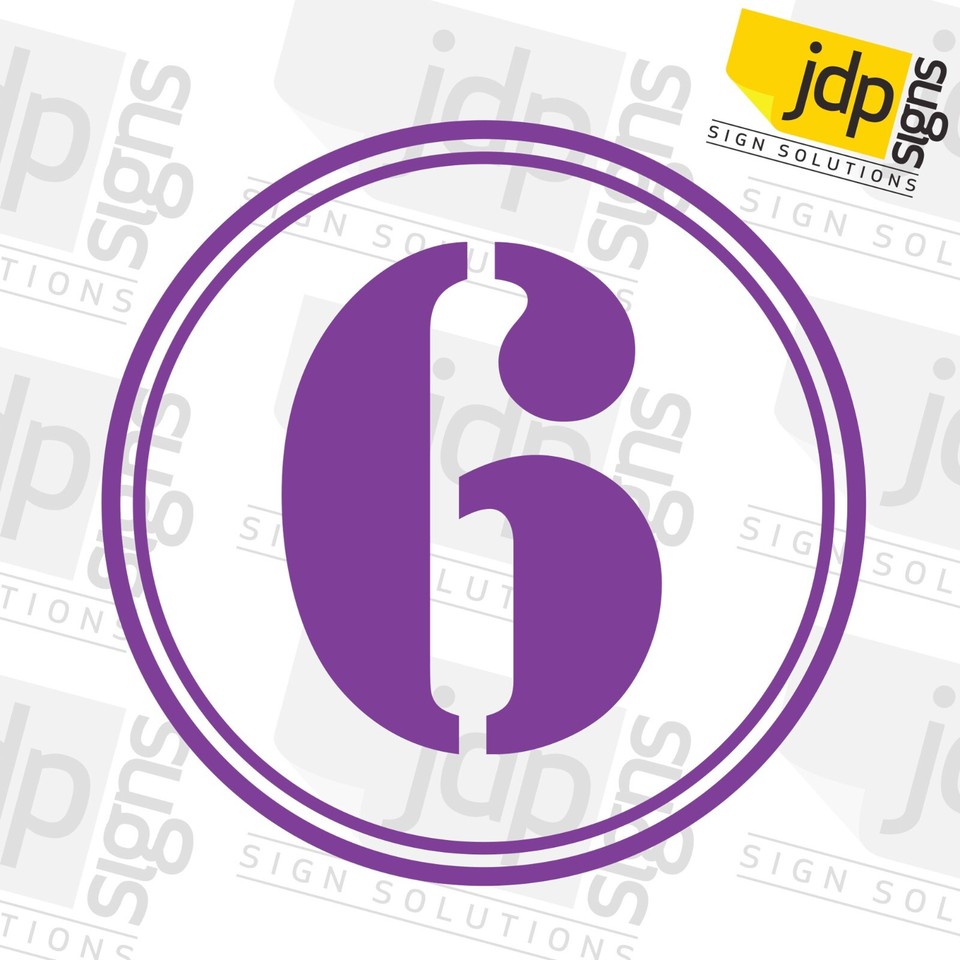 2 X CUSTOM ROUND RACE NUMBERS VINYL STICKERS MOTOCROSS KART DECALS MX ...