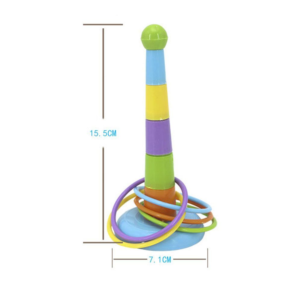 Hoop Toss Cast Throw Circle Pool Toy Baby Stacking Rings For Children ...