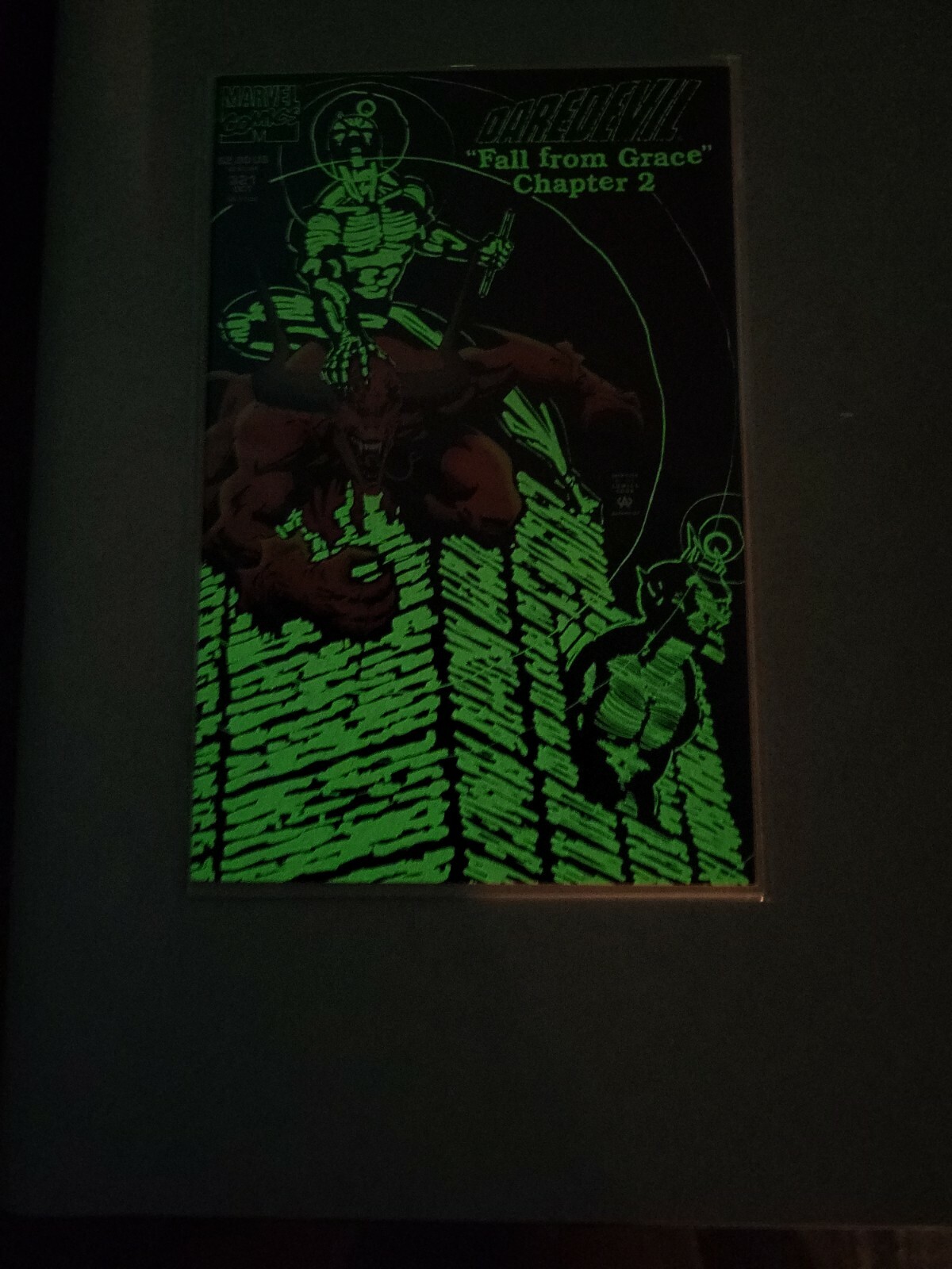Marvel Daredevil Vol 1 #321 VF Comic Book gitd variant embossed glow in ...