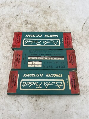 Air Products Tungsten Rod Electrodes USA MADE 3 Boxes | eBay