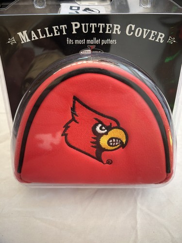 Louisville Cardinals NCAA Team Golf Mallet Putter Club Head Cover - Red ...