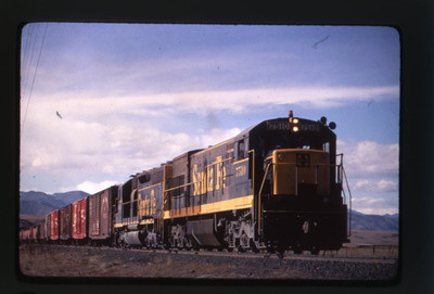 ATSF Santa Fe GE U23C Locomotive #7510 - Duplicate 35mm Railroad Slide ...
