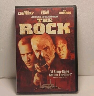 The Rock (DVD, 1997) Nicolas Cage Sean Connery Hollywood Pictures USA ...