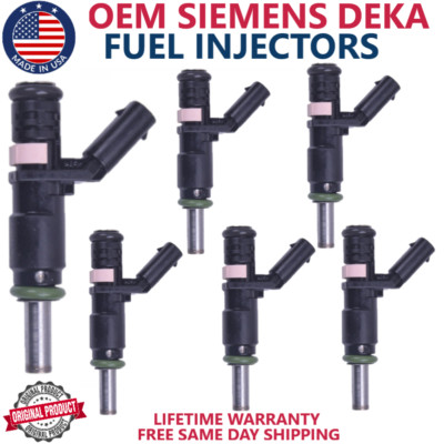 NEW x6 OEM SIEMENS DEKA FUEL INJECTORS For 2005-2011 Mercedes-Benz ...
