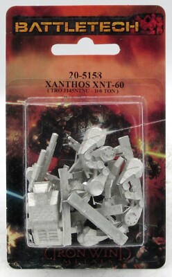 Battletech 20-5158 Xanthos XNT-6O (TRO 3145NTNU) Quad Assault Mech ...