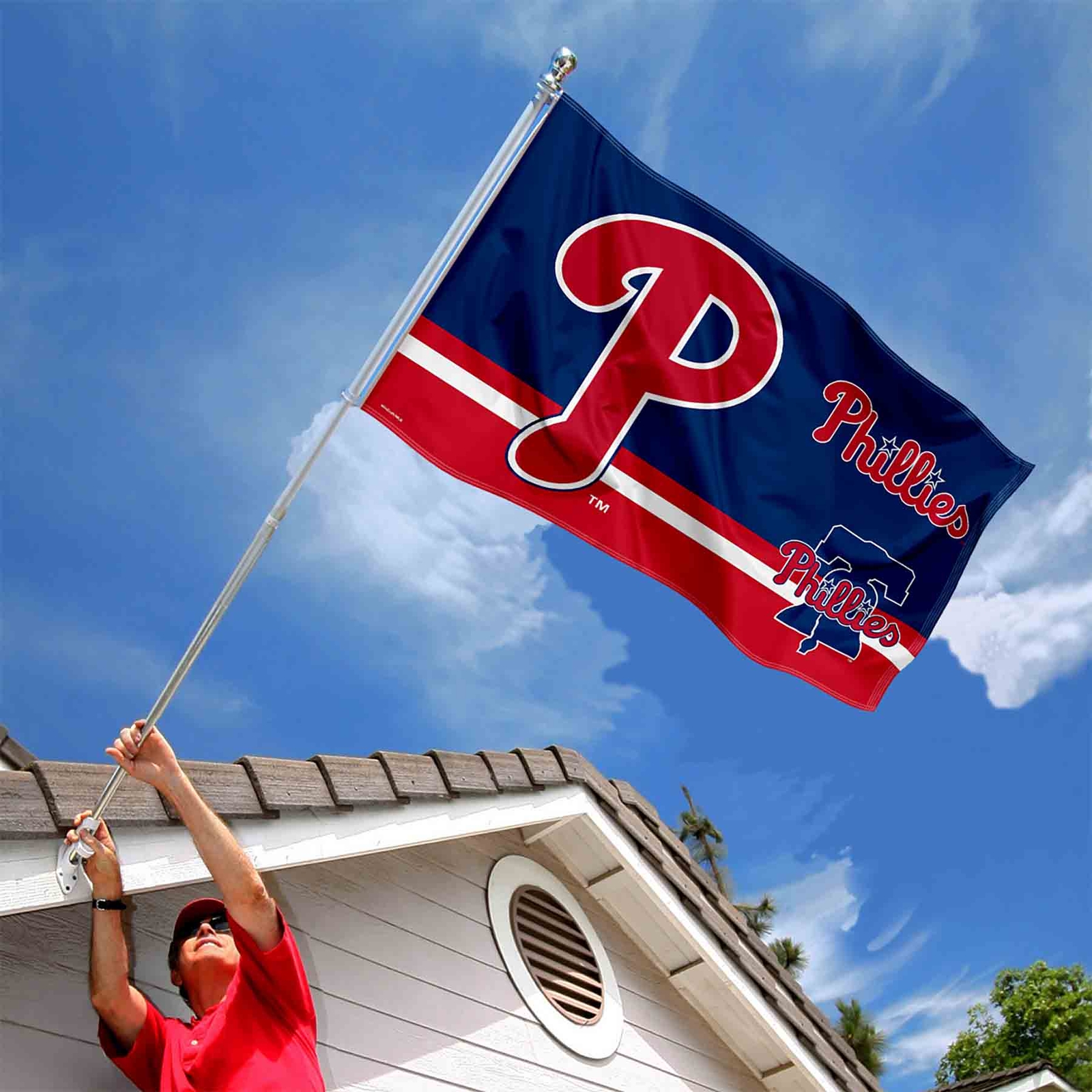 Philadelphia Phillies Logo Insignia Banner Flag | eBay