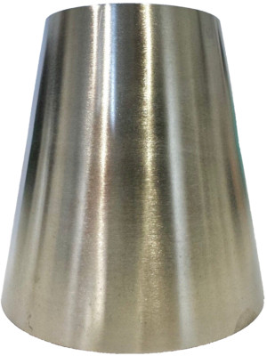 Exhaust Pipe Reducer Cone 304 Stainless Steel 2.5" OD To 4" OD 4" Long ...