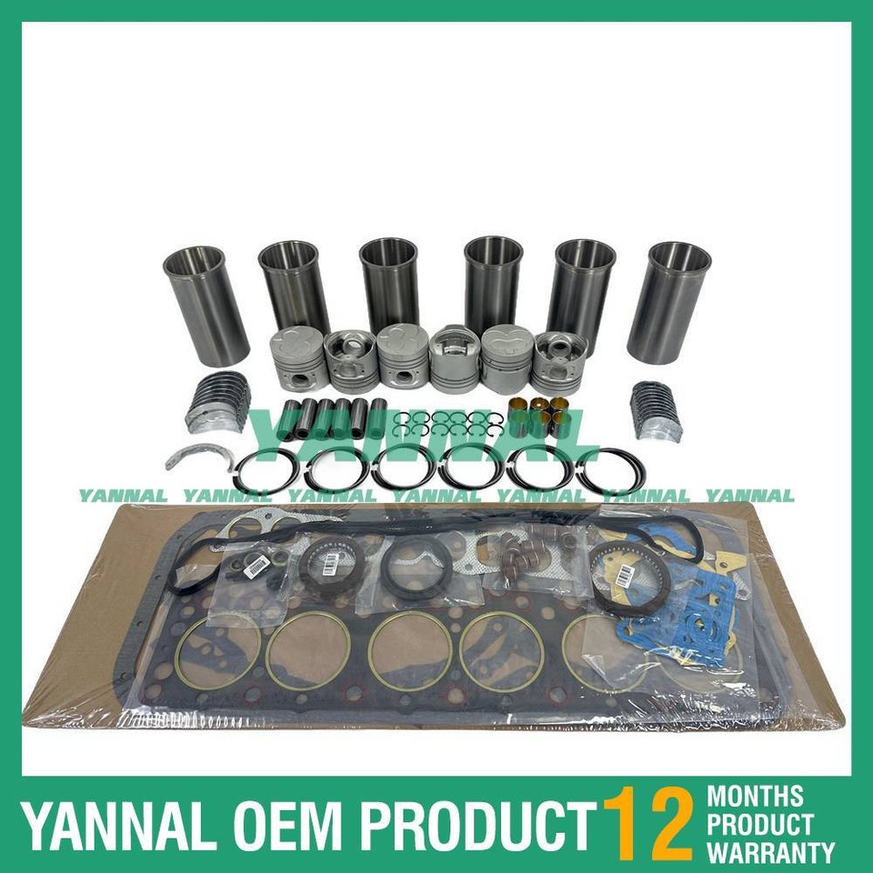 Overhaul Rebuild Kit For Nissan SD33T SD33 Engine YGF03 Takeuchi TB-68S ...