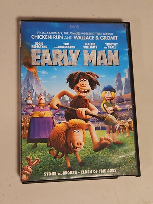 Early Man (DVD, 2018) Eddie Redmayne, Tom Hiddleston, Maisie Williams ...