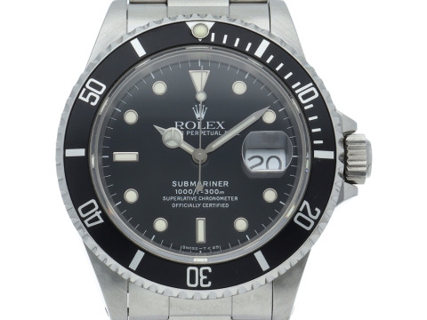 ROLEX Submariner Date 16610LN(S) #L184 | eBay