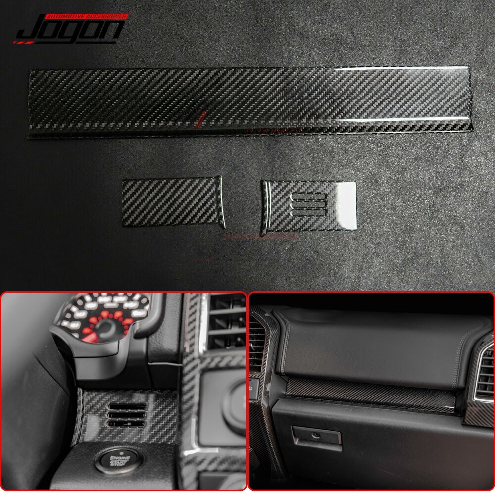 Genuine Carbon Fiber Dashboard Panel Trim For Ford F150 F-150 Raptor ...