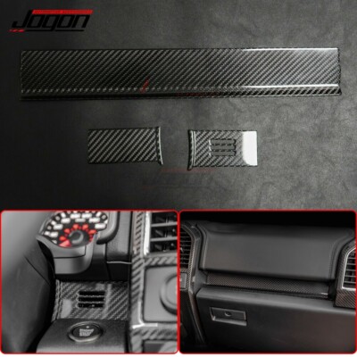 Genuine Carbon Fiber Dashboard Panel Trim For Ford F150 F-150 Raptor ...