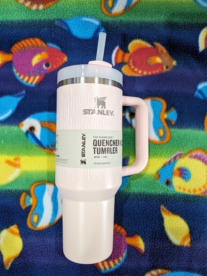 NEW Stanley Flowstate Quencher 40oz Tumbler Soft Rain Bloom 💗☔️🌸 | eBay