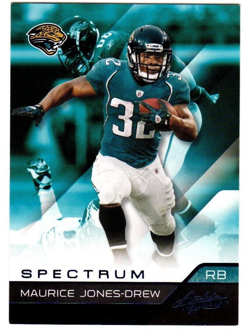 2011 Panini Absolute Memorabilia - Maurice Jones-Drew #48 Spectrum Blue ...
