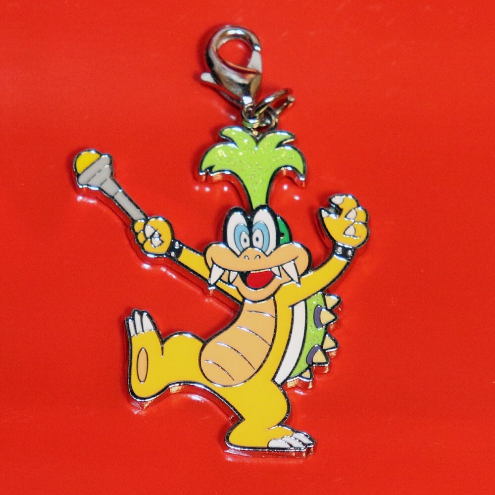 SUPER NINTENDO WORLD Iggy Koopalings Bowser Metal Charm Keychain USJ ...