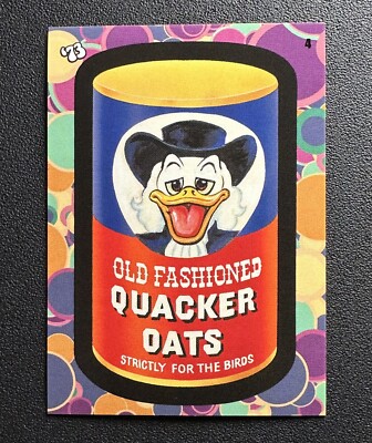 2023 Topps Wacky Packages Flashback ’73 #4 QUACKER OATS | eBay
