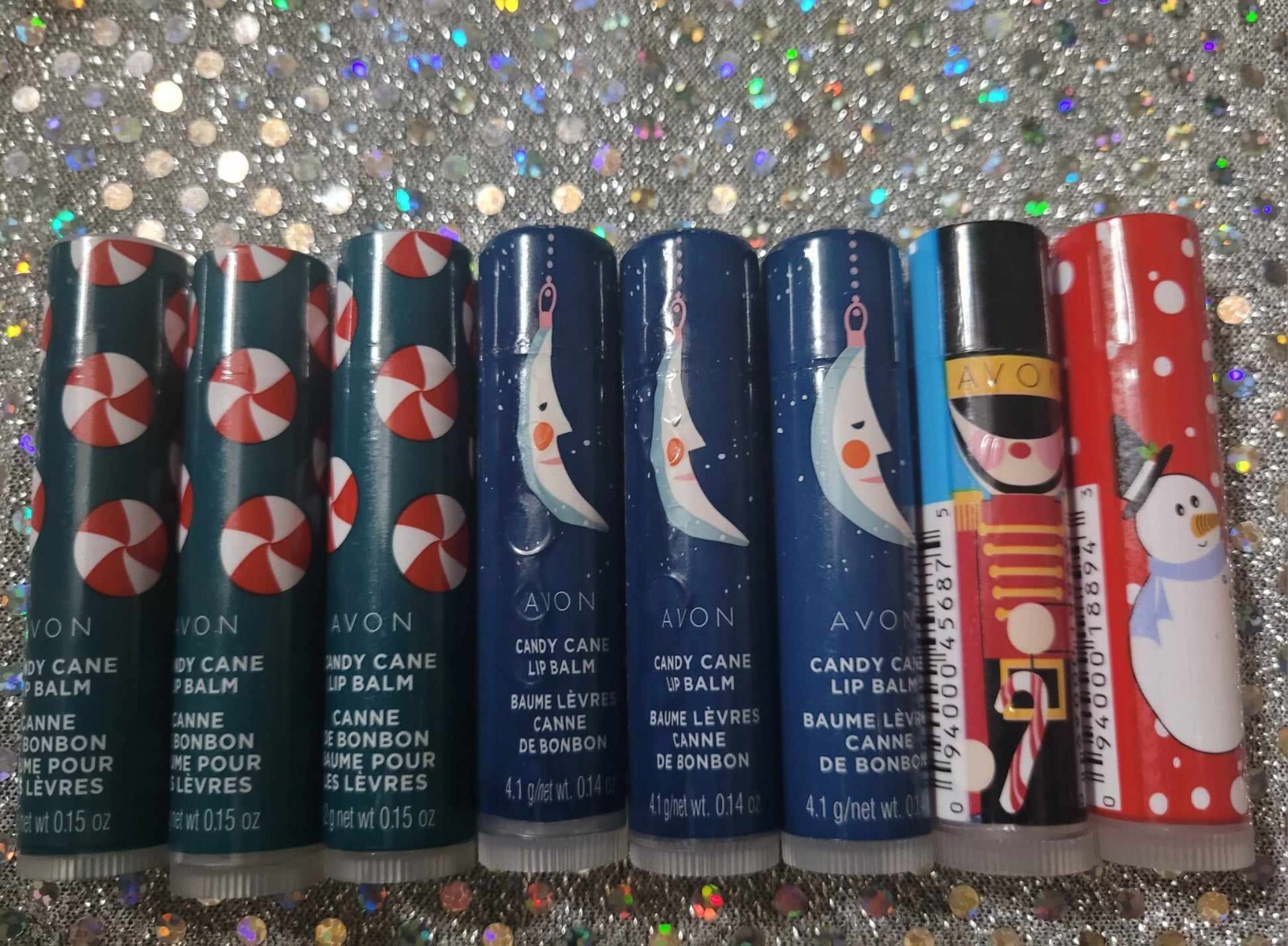 Avon Lip Balms CANDY CANE X8 Chapsticks ~ New Cond. Sealed ~ SAME DAY ...